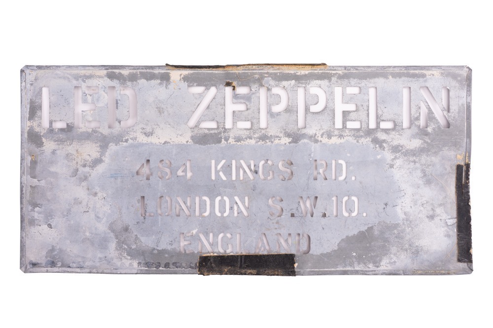 Led Zeppelin Roadcase/Gear Original Stencil